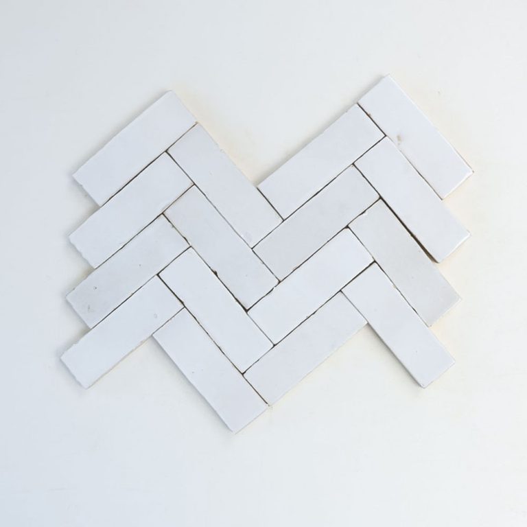 2×6 Zellige Tile – Chalk – Bespoke Studio