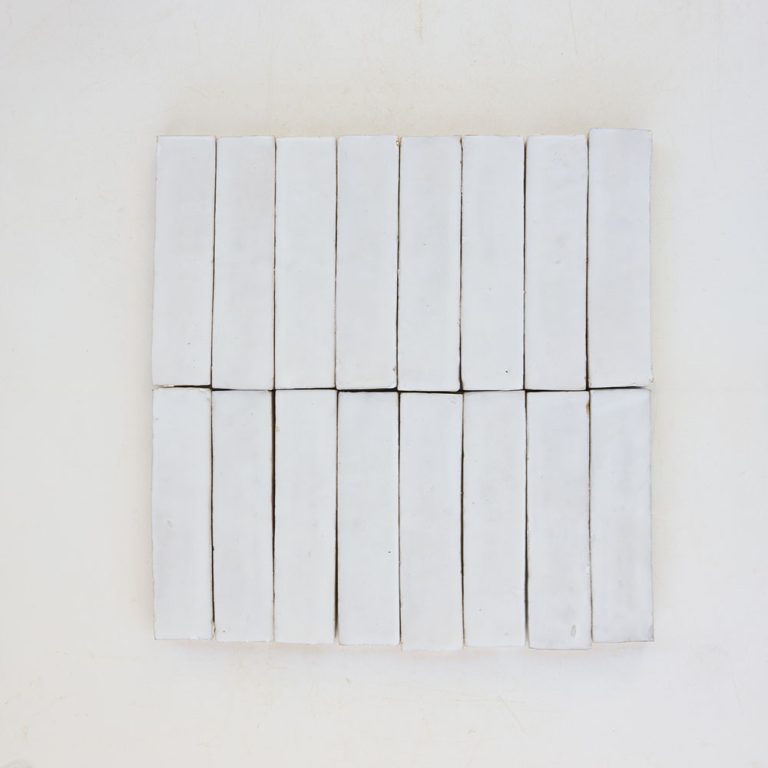 2×8 Zellige Tile – Chalk – Bespoke Studio